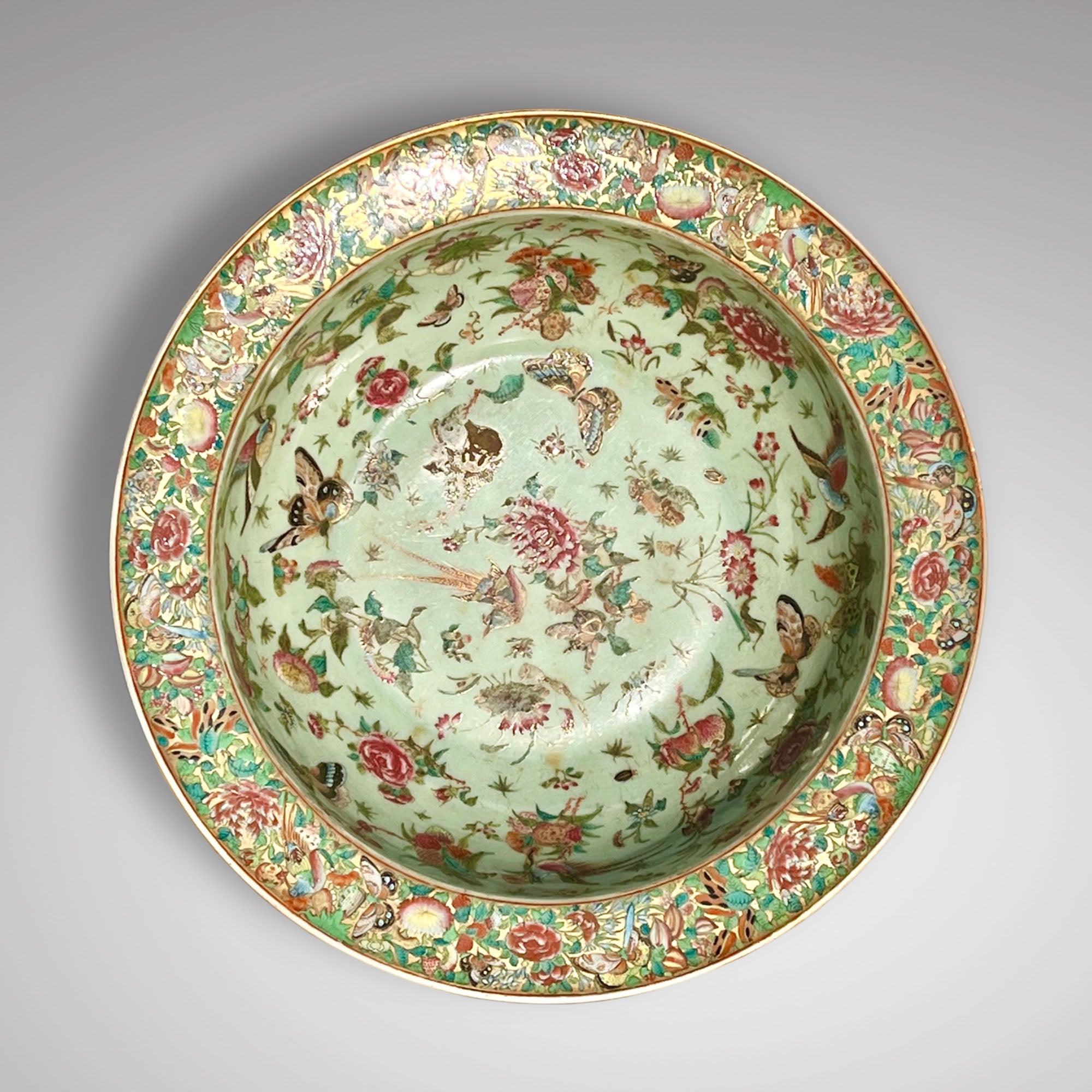 Large 19th Century Chinese Centre Bowl – Hobson May Collection