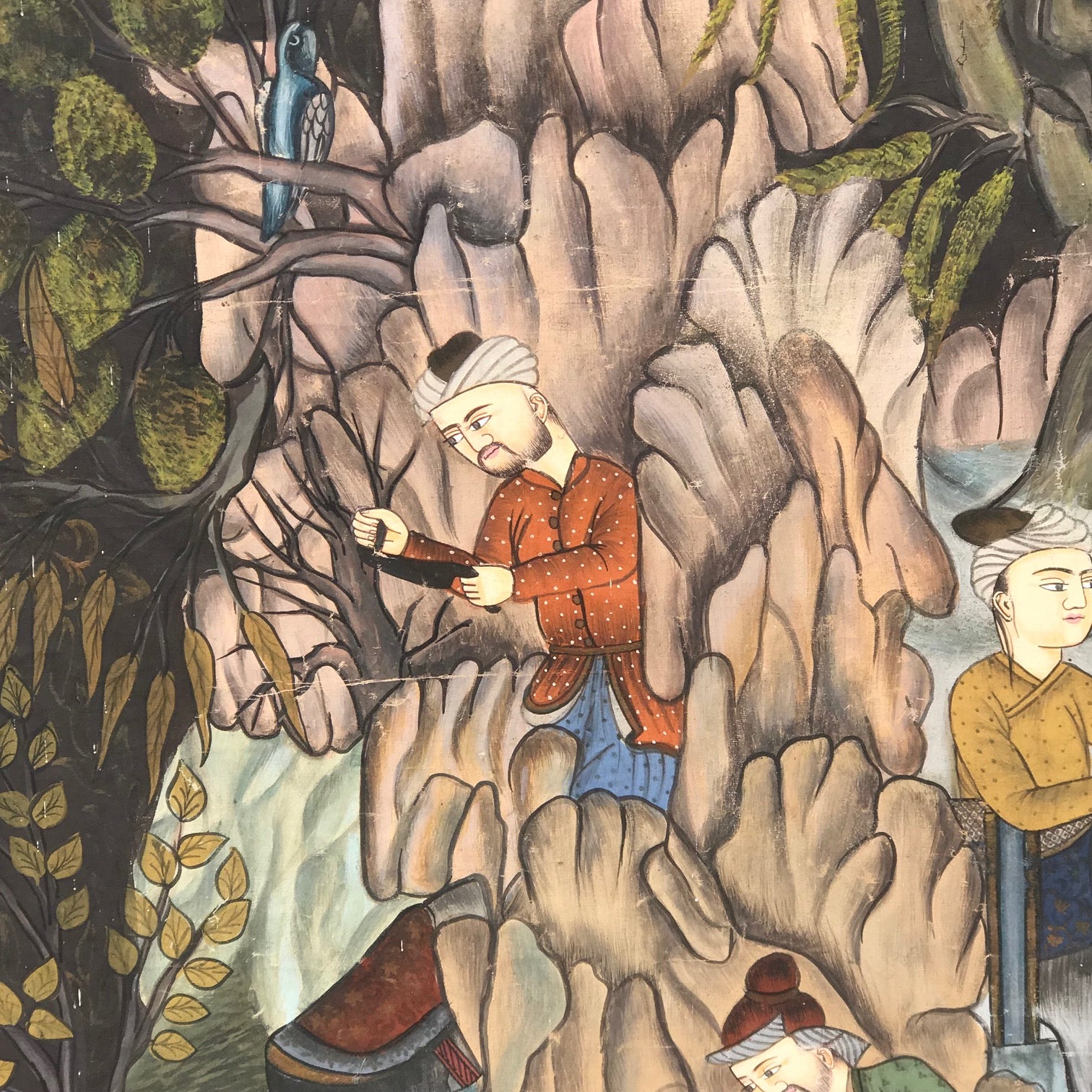 Indian School Painting of a Mogul's Camp – Hobson May Collection