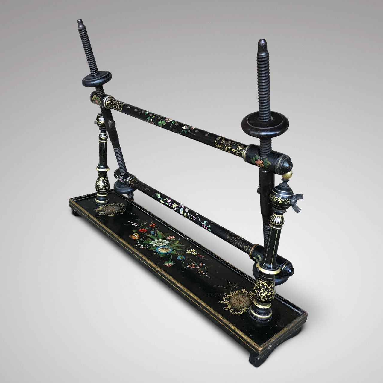 Victorian Japanned & Painted Embroidery Frame – Hobson May Collection