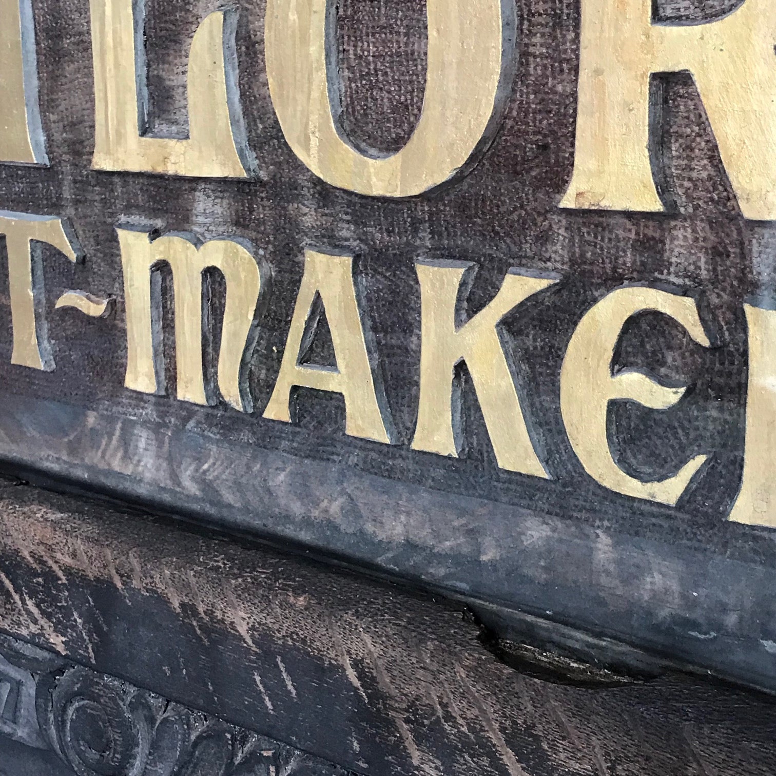 Large 19th Century Shop Sign – Hobson May Collection