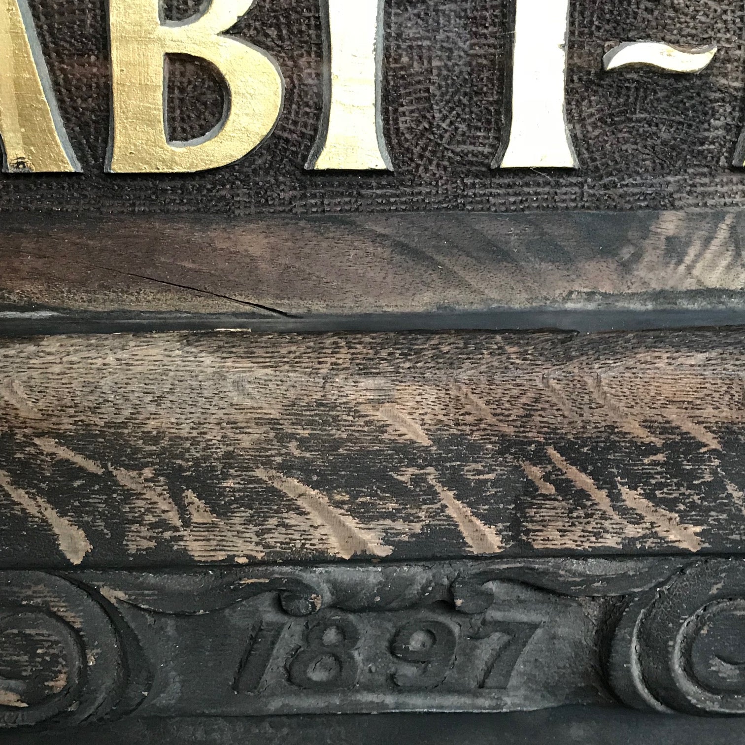 Large 19th Century Shop Sign – Hobson May Collection